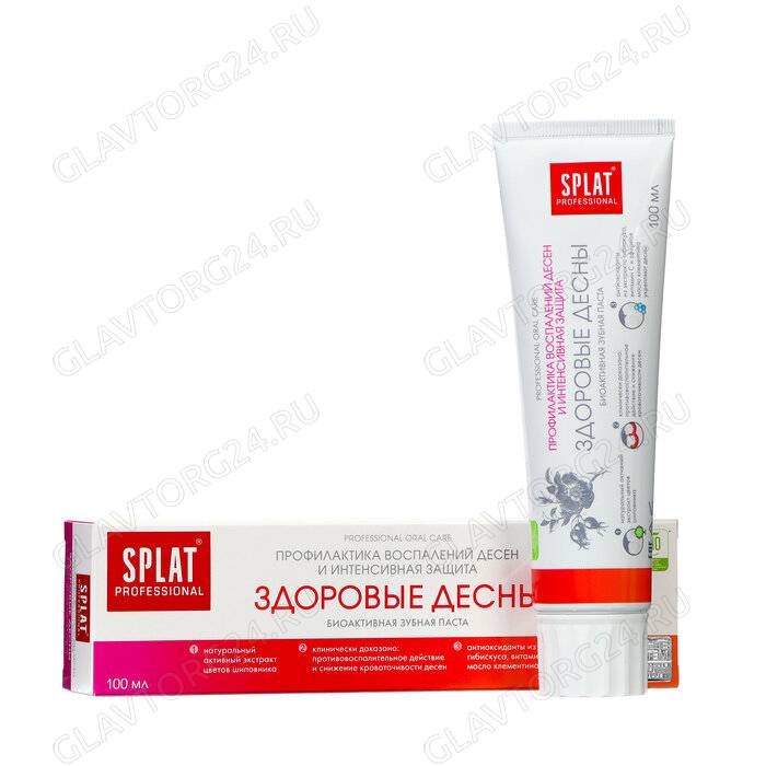 SPLAT Professional зубная паста 100мл HEALTHY GUMS здоровые десны ...